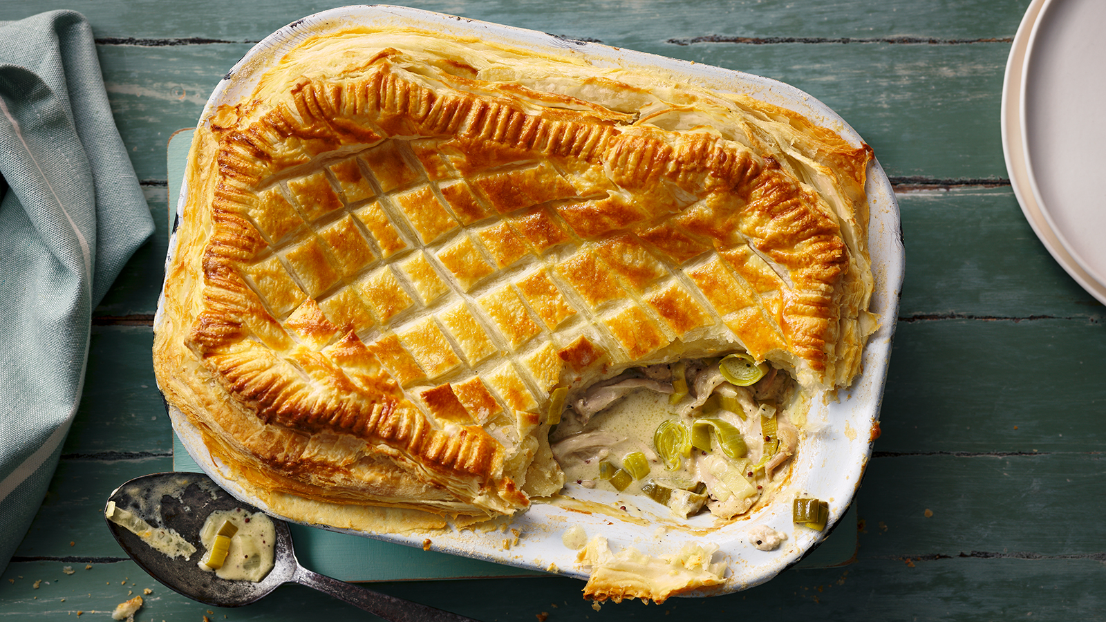 Chicken And Leek Pie Recipe Cart Chicken And Leek Pie Recipe Cart